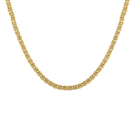 Click here for Unisex Adult 10K Gold 18 Inch Byzantine Chain Neck... prices