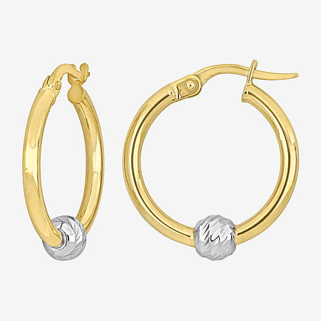Click here for Womens 14K Gold 21mm Circle Hoop Earrings  One Siz... prices