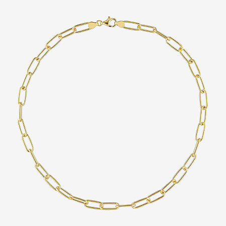 Click here for Womens 18K Gold Over Silver 20 Inch Link Necklace... prices