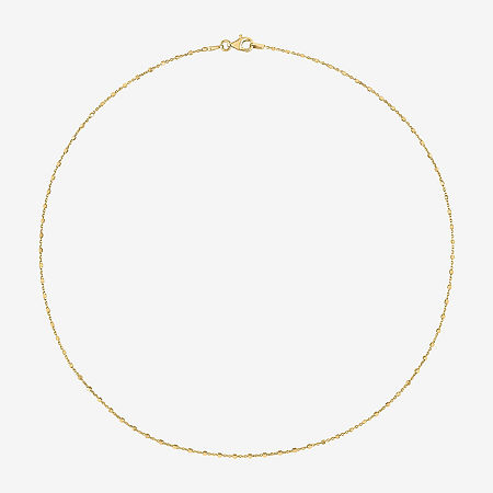 Click here for Womens 18K Gold Over Silver 18 Inch Bead Chain Nec... prices