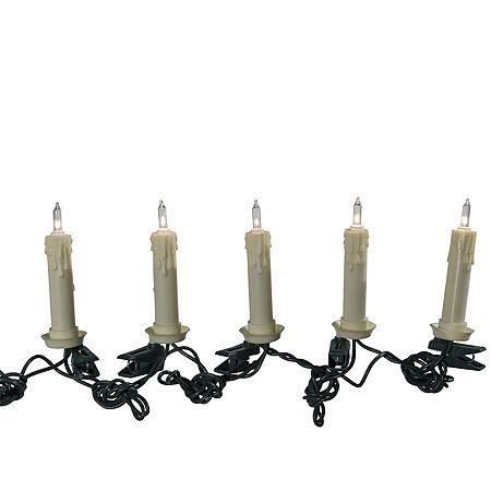 Click here for Kurt Adler Ul 10-Light White Clip-On Extended Stri... prices