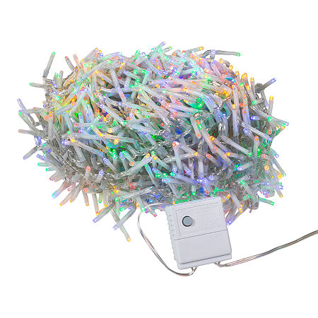 Kurt S. Adler 32.8ft. Multicolored LED Cluster Garland Lights