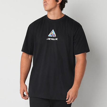 Click here for Airwalk Mens Crew Neck Short Sleeve Regular Fit Bi... prices