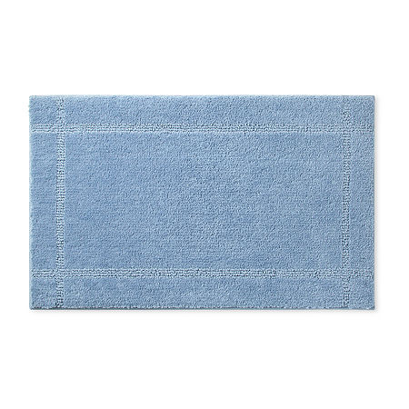 Click here for Town And Country Border Blue Bath Rug  One Size  B... prices