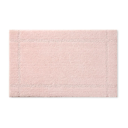 Click here for Town And Country Border Blush Bath Rug  One Size... prices