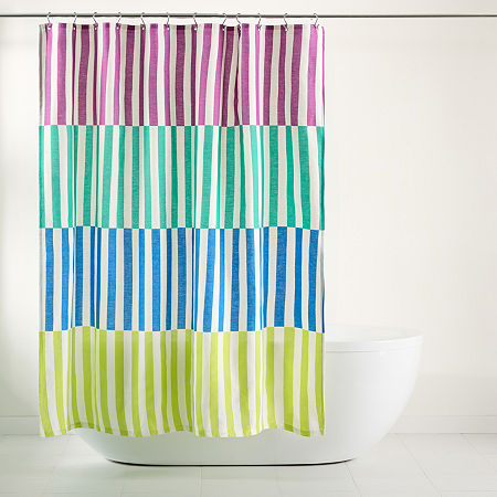 Click here for Town And Country Adeline Green Shower Curtain  One... prices