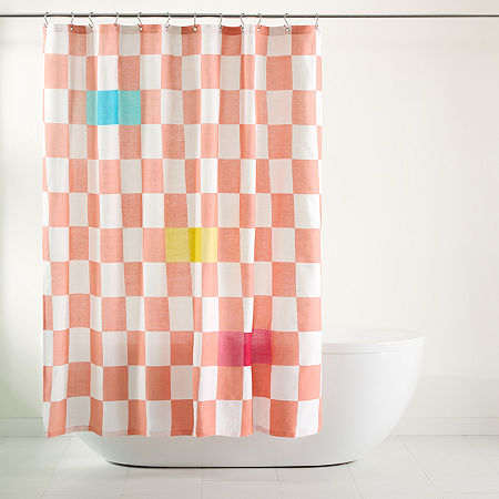 Click here for Town And Country Betty Peach Shower Curtain  One S... prices