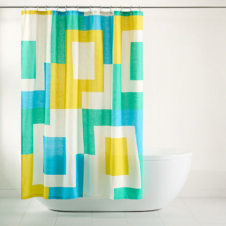 Click here for Town And Country Lucy Yellow Shower Curtain  One S... prices