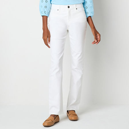 Click here for St. Johns Bay Womens Mid Rise Secretly Slender Str... prices