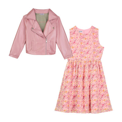 Blueberi Boulevard Little & Big Girls Sleeveless 2-pc. Dress Set, Color ...