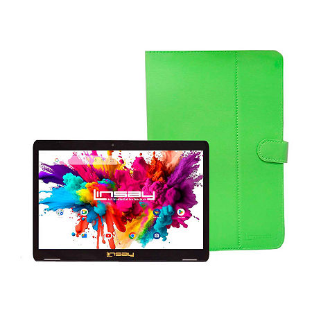 Click here for LINSAY 10.1 Octa Core 128Gb Android 15 Tablet Gree... prices