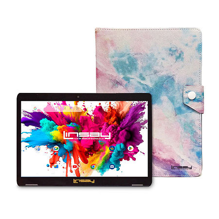 Click here for LINSAY 10.1 Octa Core 128Gb Android 15 Tablet Pink... prices