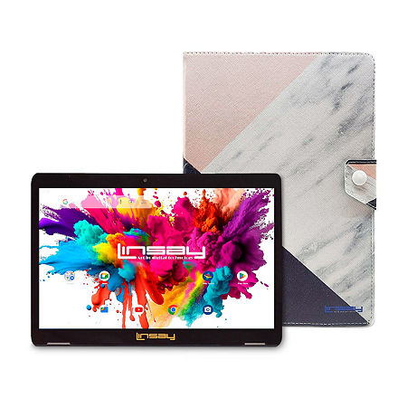 Click here for LINSAY 10.1 Octa Core 128Gb Android 15 Tablet Blac... prices