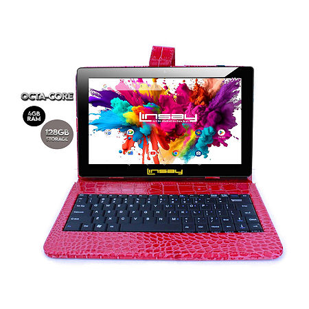 Click here for LINSAY 10.1 Octa Core 128Gb Android 15 Tablet Red... prices