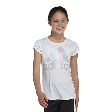 Click here for adidas Little Girls Round Neck Short Sleeve Regula... prices