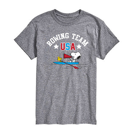 Click here for Mens Short Sleeve Peanuts Rowing Team Graphic T-Sh... prices
