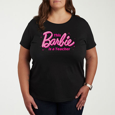 Click here for Teacher Womens Crew Neck Short Sleeve Barbie Plus... prices