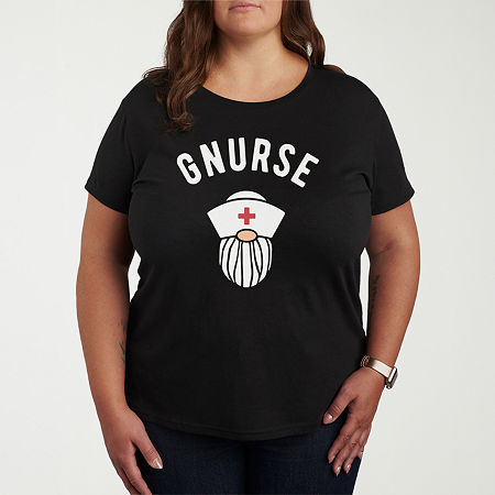 Click here for Nurse Womens Crew Neck Short Sleeve Plus T-Shirt... prices