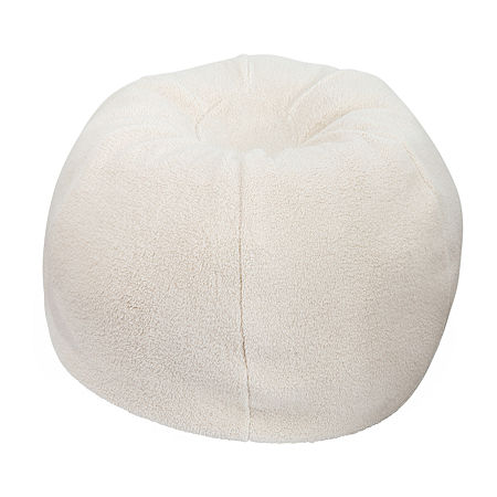 Click here for Dillion Sherpa Bean Bag Chair  One Size  White prices