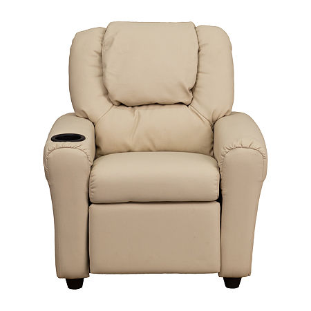 Click here for Vana Plush Recliner with Cup Holder for Kids  One... prices