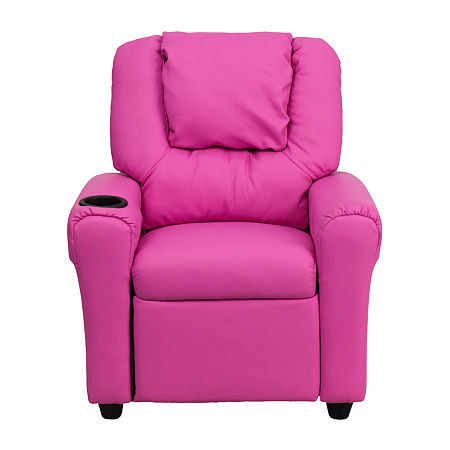 Click here for Vana Plush Recliner with Cup Holder for Kids  One... prices