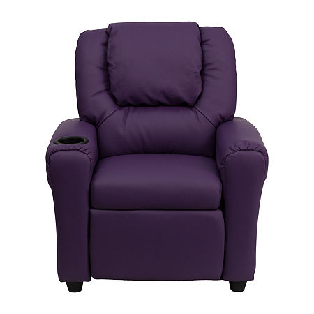 Click here for Vana Plush Recliner with Cup Holder for Kids  One... prices