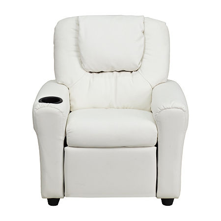 Click here for Vana Plush Recliner with Cup Holder for Kids  One... prices