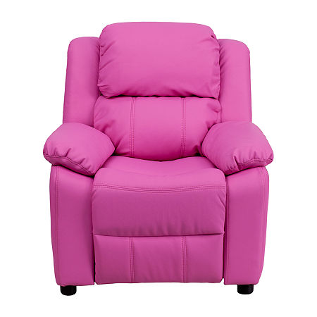 Click here for Charlie Padded Arm Recliner for Kids  One Size  Pi... prices