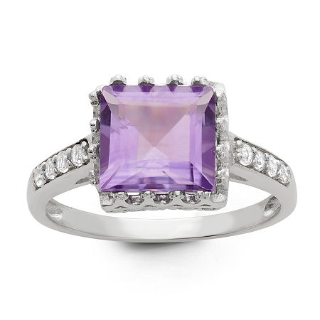 Click here for Womens Genuine Purple Amethyst Sterling Silver Coc... prices