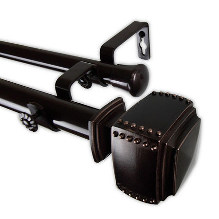 Click here for Rod Desyne Bennett Double Curtain Rod  One Size  B... prices
