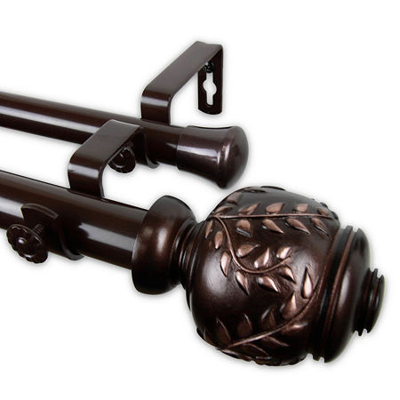 Click here for Rod Desyne Colette Double Curtain Rod  One Size  B... prices