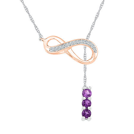 Click here for Womens Diamond Accent Genuine Purple Amethyst 10K... prices