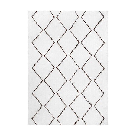 Click here for nuLoom Hand Tufted Corinth Rug  One Size  White prices