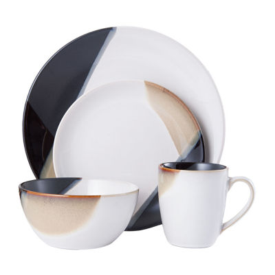 Gourmet Basics by Mikasa Caden 16-pc. Stoneware Dinnerware Set, Color ...