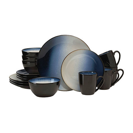 Click here for Gourmet Basics by Mikasa Asher 16-pc. Stoneware Di... prices