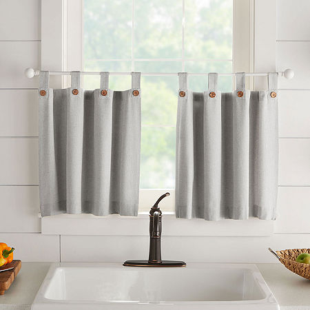 Click here for Elrene Home Fashions Tucker Solid Button Window Ti... prices