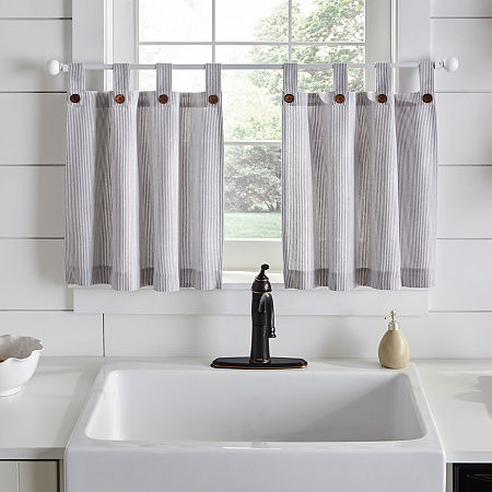 Click here for Elrene Home Fashions Tucker Ticking Stripe Window... prices