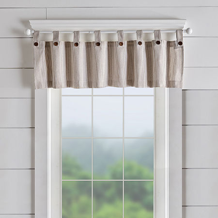 Click here for Elrene Home Fashions Tucker Ticking Stripe Window... prices
