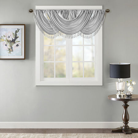 Click here for Madison Park Elena Faux Silk Waterfall Embellished... prices