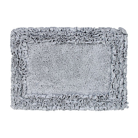 Click here for Better Trends Shaggy Border Mat Bath Rug  One Size... prices