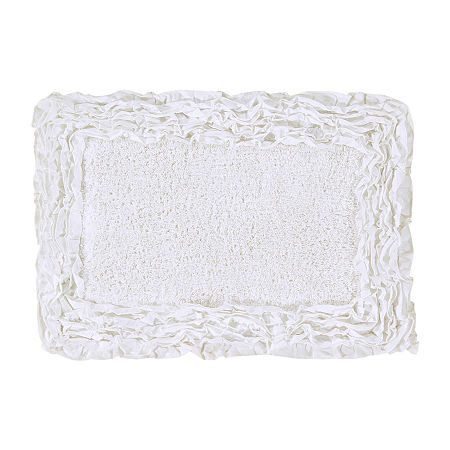 Click here for Better Trends Shaggy Border Mat Bath Rug  One Size... prices