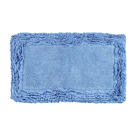 Click here for Better Trends Ruffle Bath Rug  21 x 34 - Grey prices