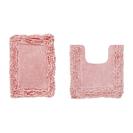 Click here for Better Trends Shaggy Border Mat Bath Rug  One Size... prices