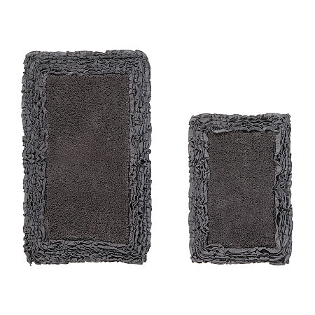 Click here for Better Trends Shaggy Border Mat Bath Rug  One Size... prices