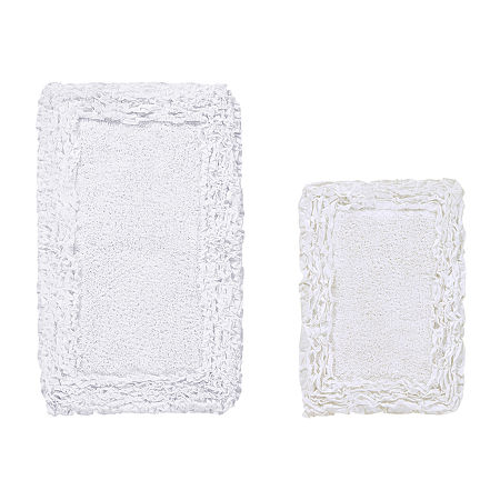 Click here for Better Trends Shaggy Border Mat Bath Rug  One Size... prices