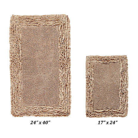 Click here for Better Trends Shaggy Border Mat Bath Rug  One Size... prices