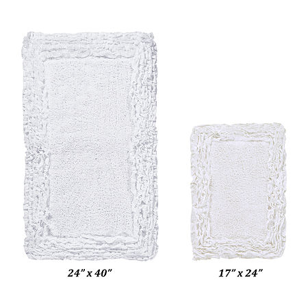 Click here for Better Trends Shaggy Border Mat Bath Rug  One Size... prices