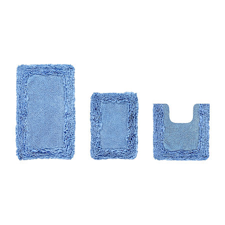 Click here for Better Trends Shaggy Border Mat Bath Rug  One Size... prices