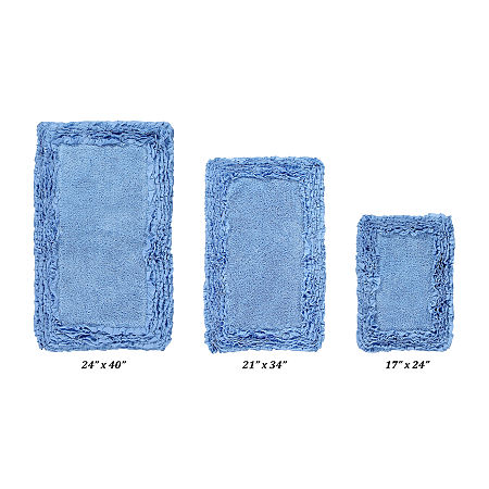 Click here for Better Trends Shaggy Border Mat Bath Rug  One Size... prices