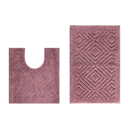 Better Trends Trier 2 Pc. Bath Rug Set - Red